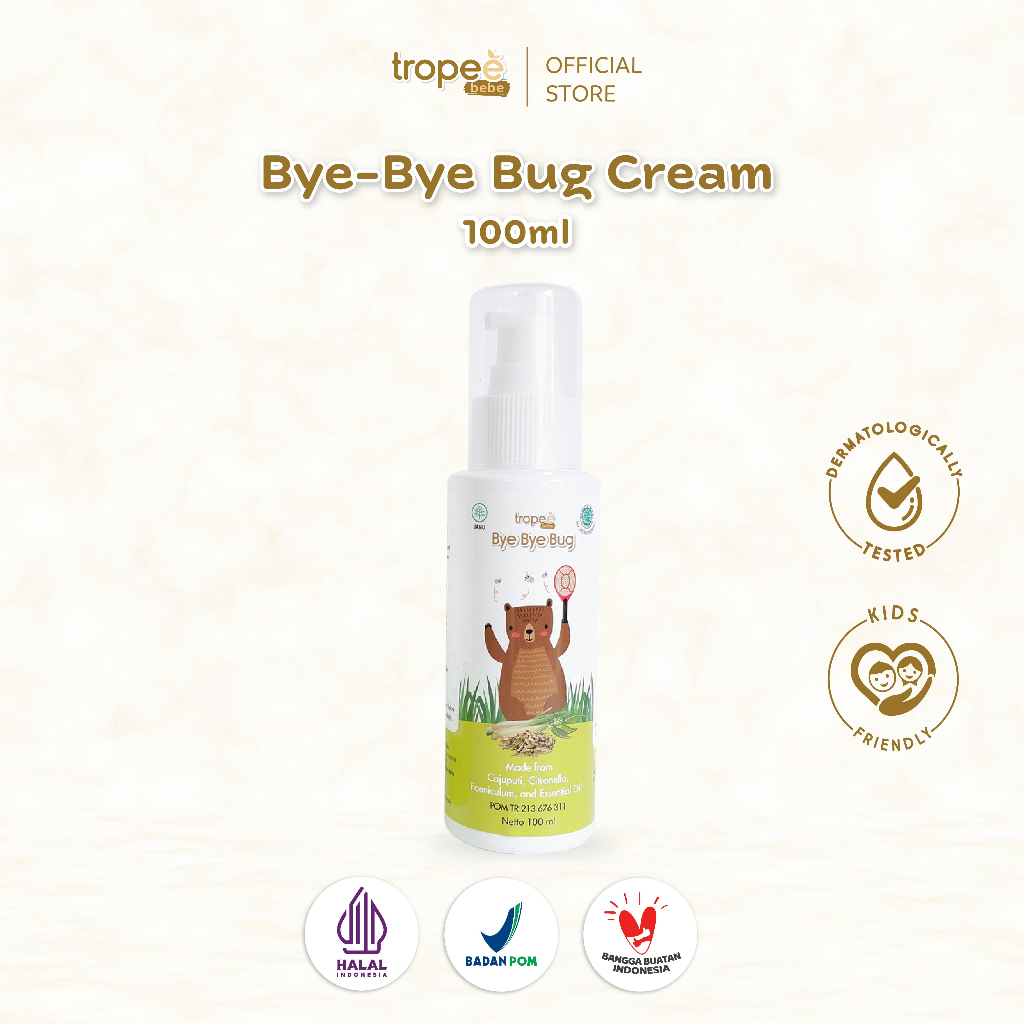 Jual Tropee Bebe - Bye Bye Bug Cream Gigitan Nyamuk 100ml | Shopee ...