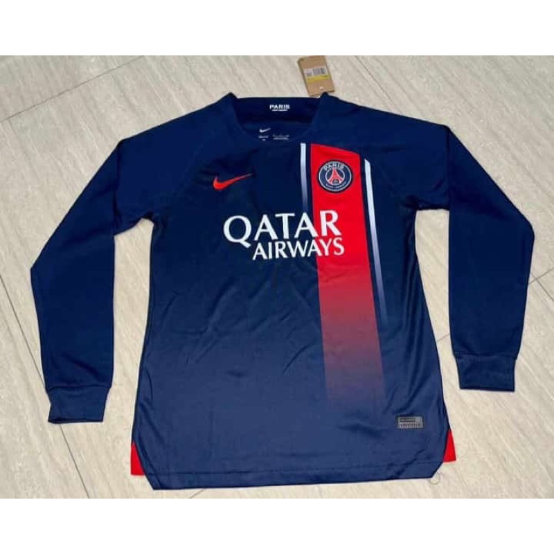 Jual (LONG SLEEVE) JERSEY BOLA PSG HOME NEW LS 2024 GRADE ORI | Shopee ...