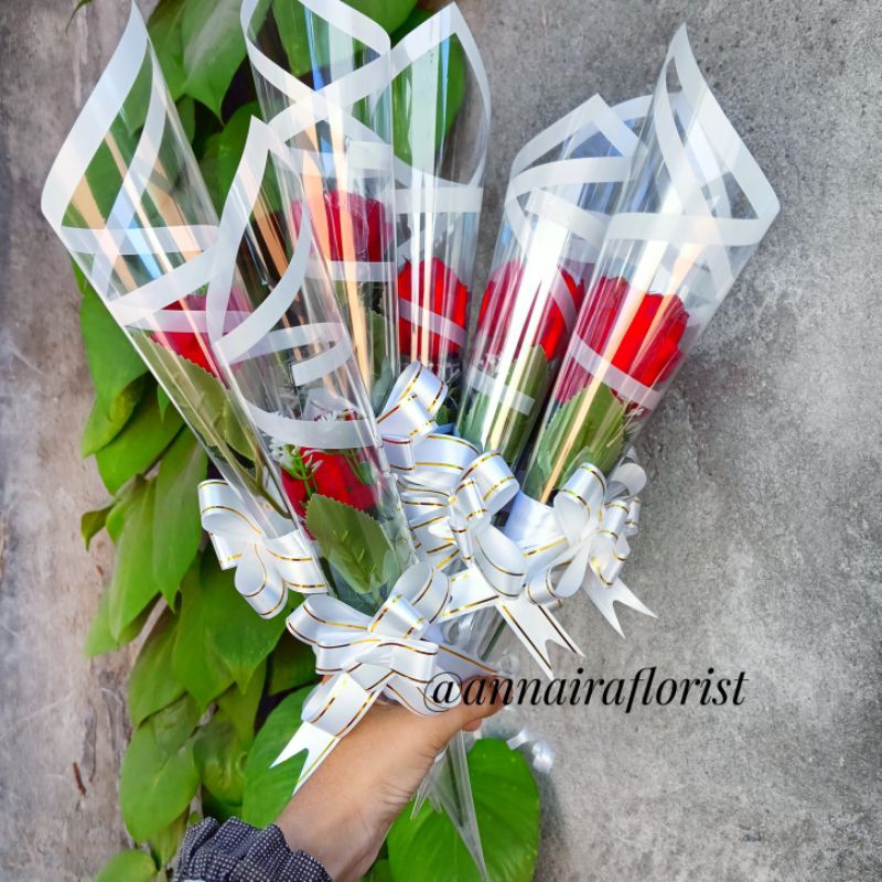 Jual Buket single rose | Shopee Indonesia