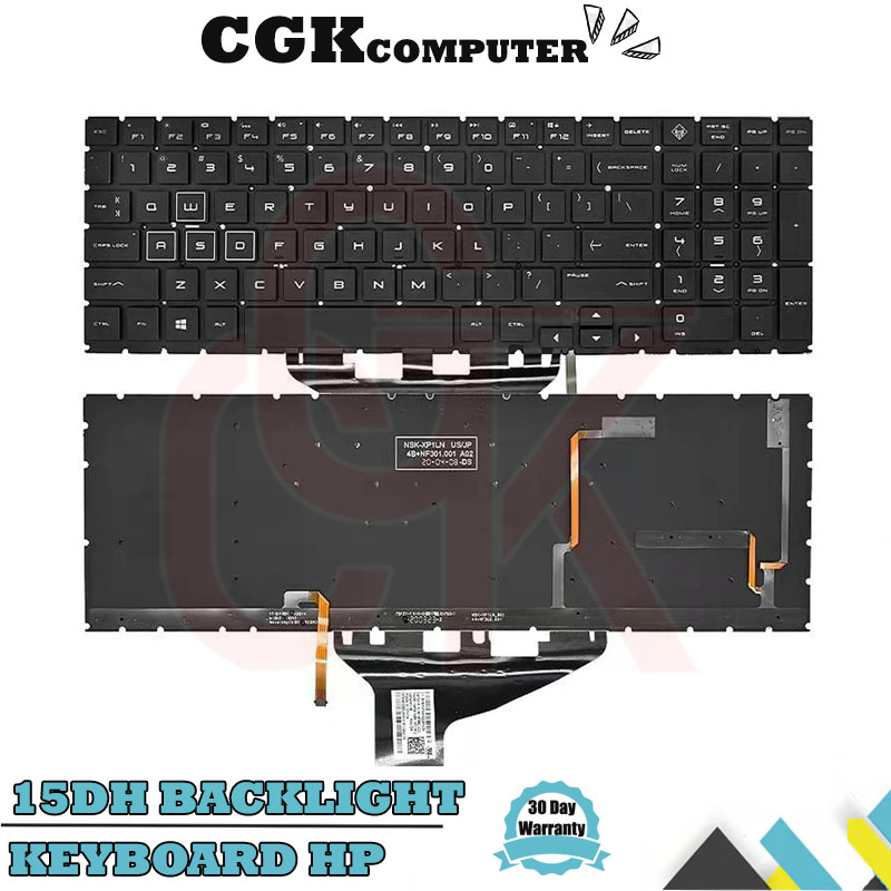 Jual Keyboard Laptop HP OMEN 15-DC 15-DH 15T-DC 17-CB US with RGB ...