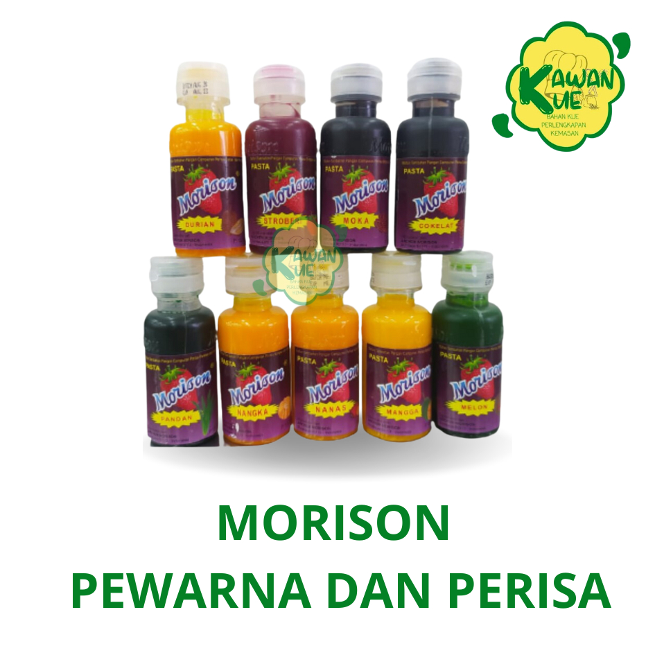 Jual Pewarna Dan Perisa Makanan Morison All Varian 50 ml | Shopee Indonesia