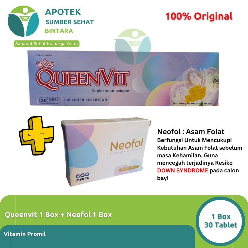Jual KingVit QueenVit – Suplemen Promil Penyubur Kandungan | Shopee ...