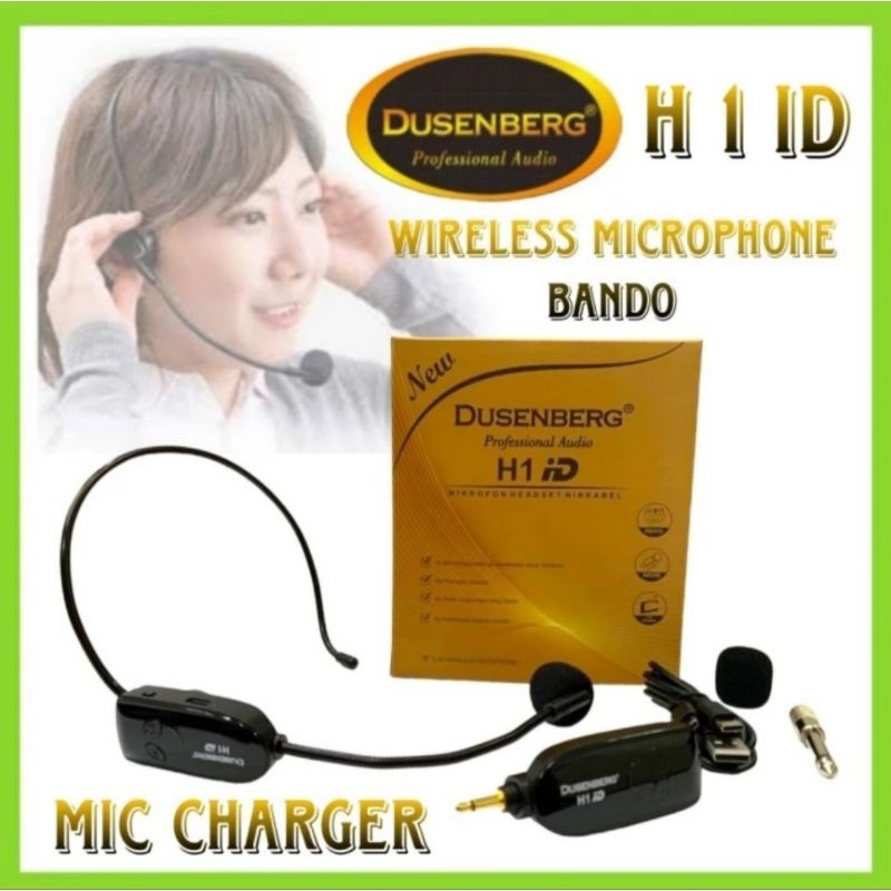 Jual Microphone wireless DUSENBERG H1 ID, mic imam masjid,aerobic ...