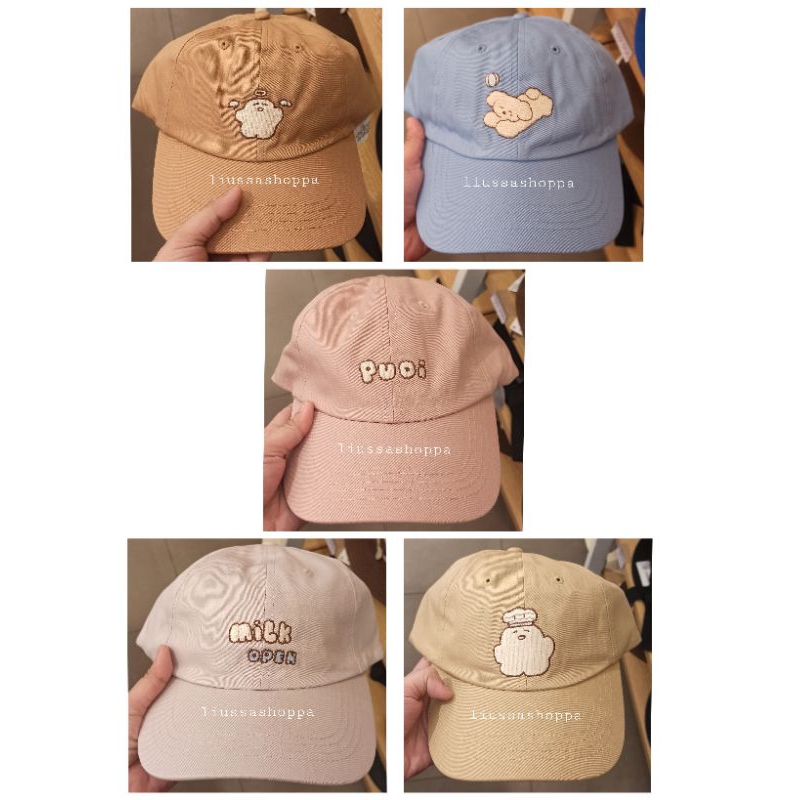 Jual Topi Miniso - Guji Guji Bread Baking Series Baseball Cap | Shopee ...