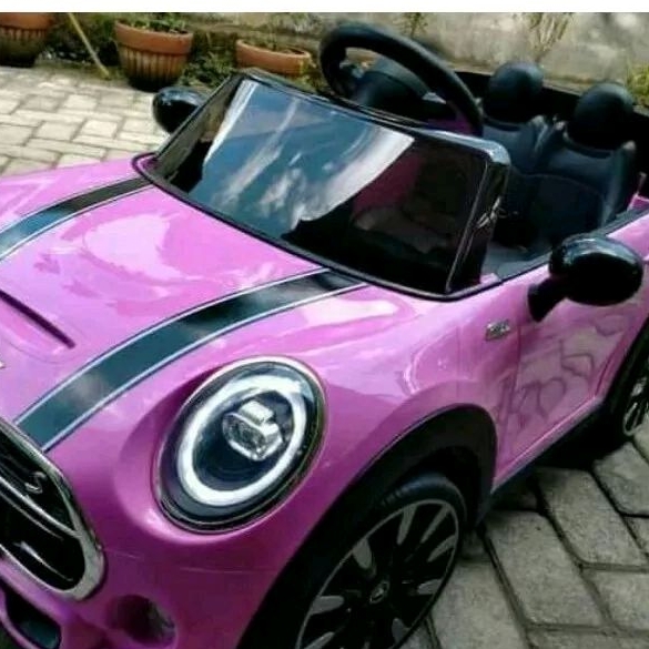 Jual Mobil Aki Listrik Anak PMB MINI COOPER MORTEIN 7188 M7188 Mainan ...
