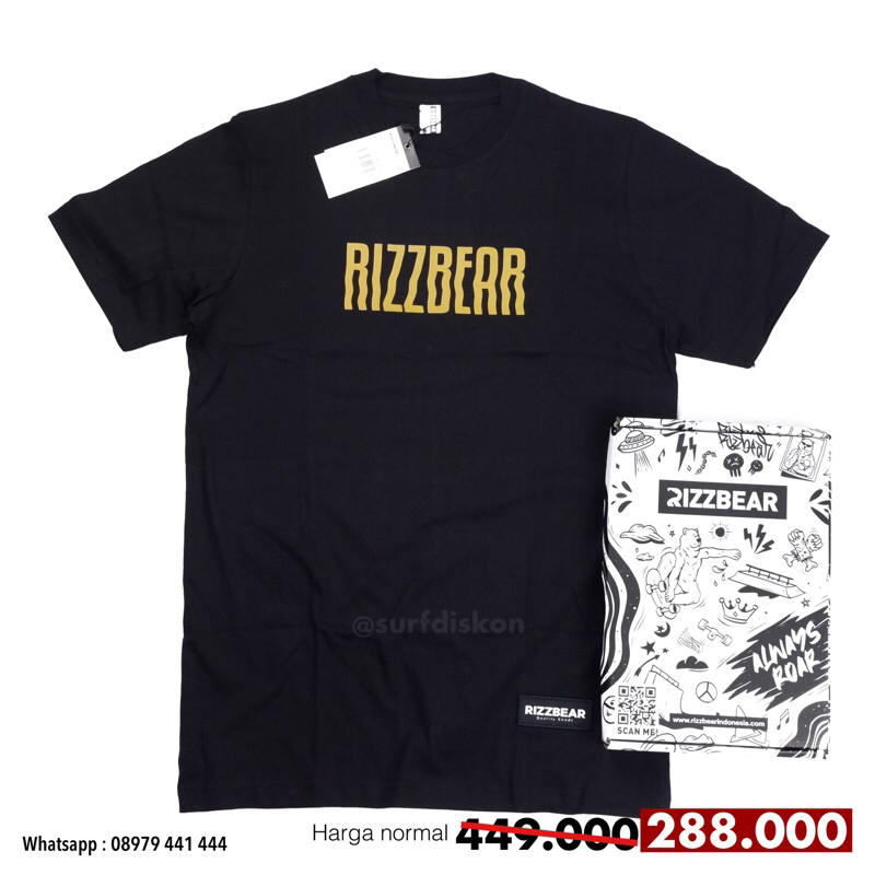 Jual T-Shirt Rizzbear Liar Black | Shopee Indonesia