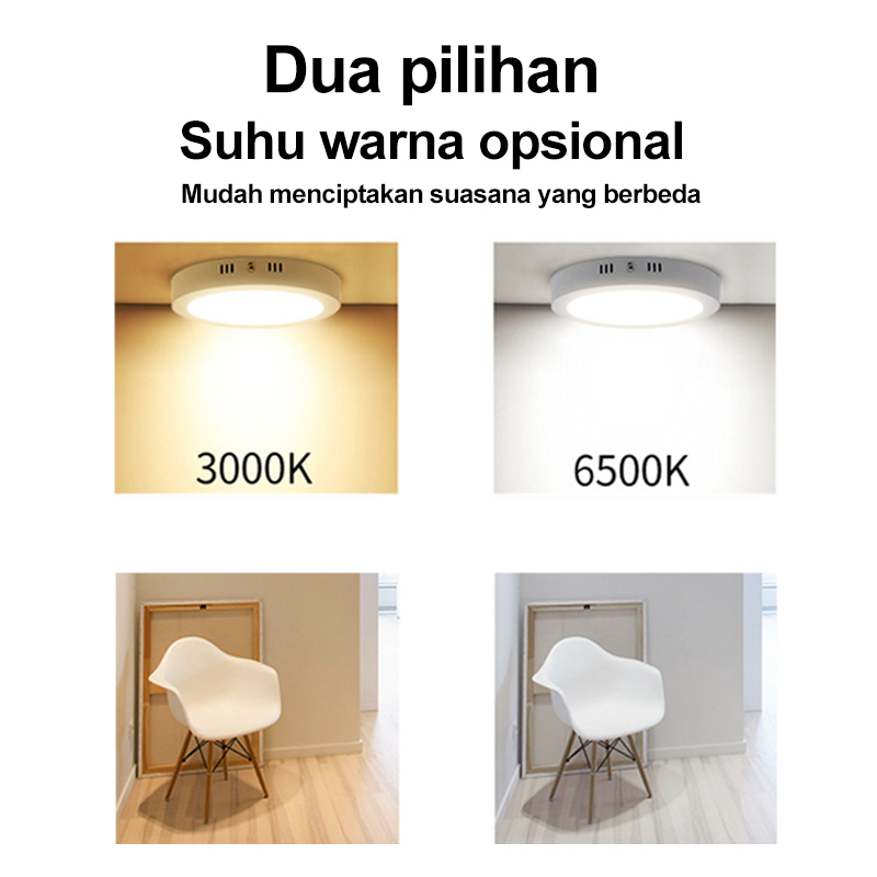Jual Dunia Lampu LAMPU DOWNLIGHT PANEL LIGHT PANEL LED 6W 12W LAMPU LED ...