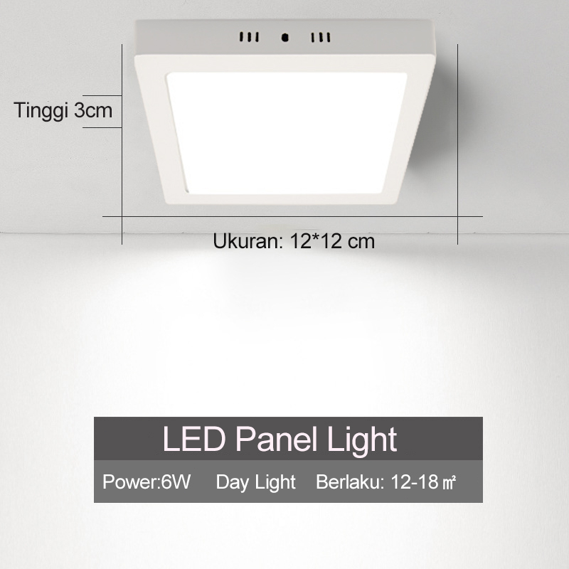 Jual Dunia Lampu LAMPU DOWNLIGHT PANEL LIGHT PANEL LED 6W 12W LAMPU LED ...