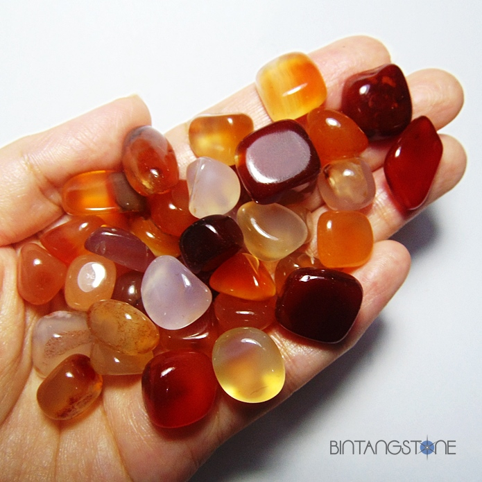 Jual Honey Carnelian Madu Africa 10 Gram Tumbled Chips Stone Healing ...