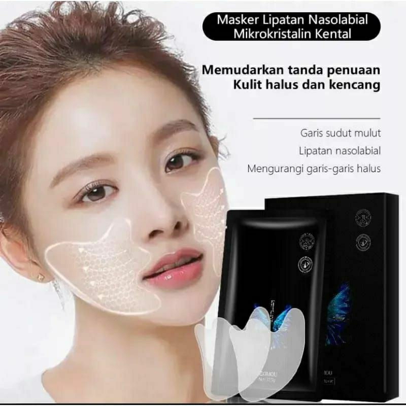 Jual MASKER LIPATAN GARIS SENYUM HARGA SATUAN(SEPASANG) | Shopee Indonesia