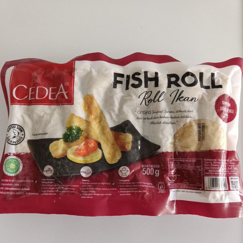 Jual Cedea Fish Roll 500gr Frozen food | Shopee Indonesia