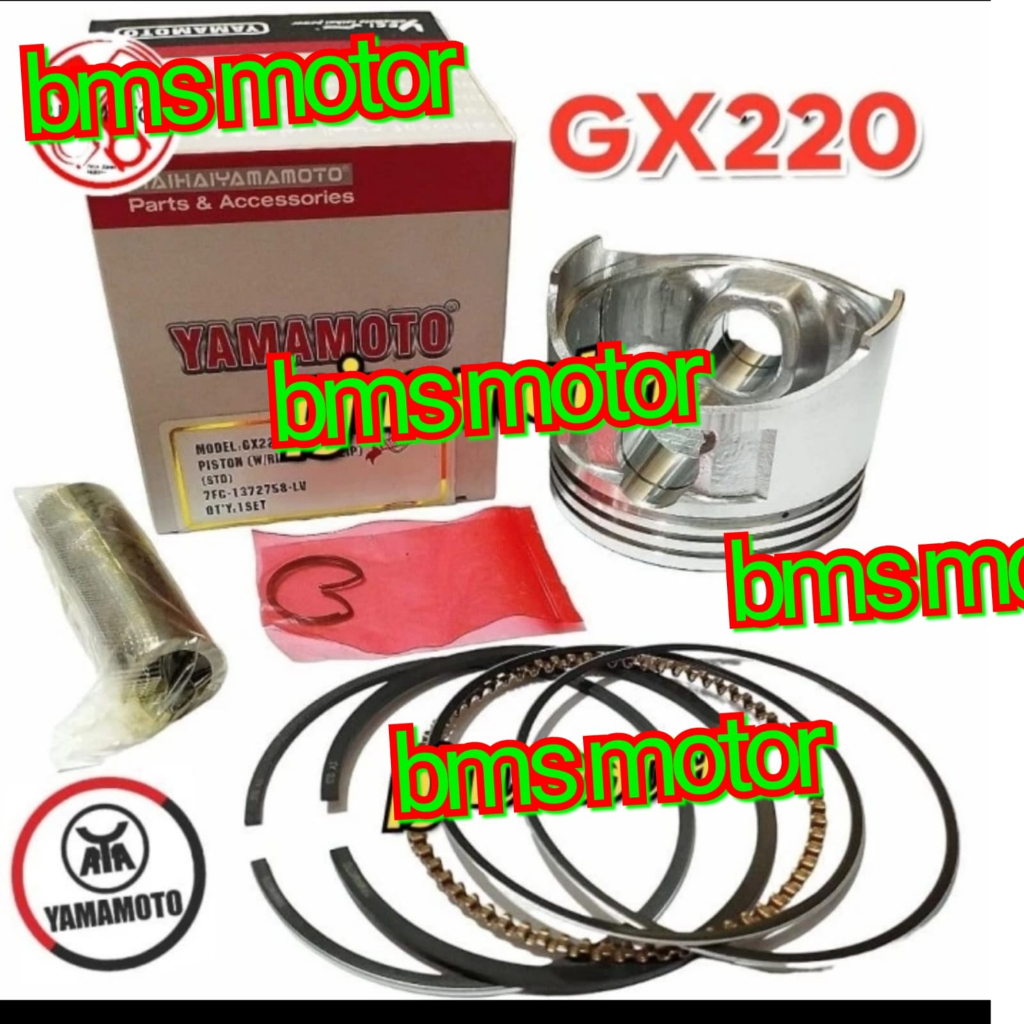 Jual Yamamoto Gx220 Piston assy seher komplit mesin pengerak genset 4800wat | Shopee Indonesia