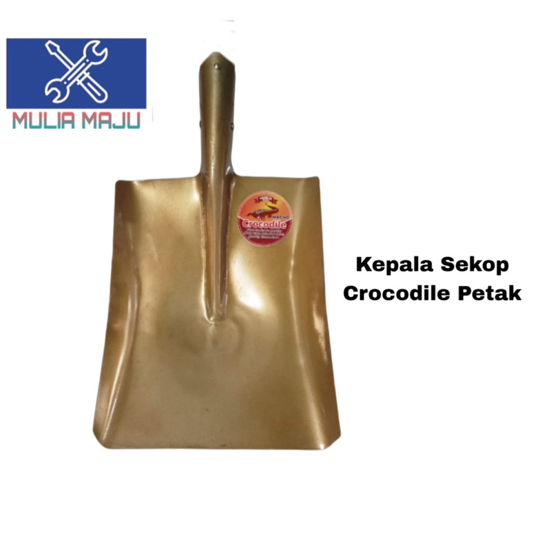 Jual KEPALA SEKOP PASIR RATA PETAK TANPA GAGANG MEREK CROCODILE ...