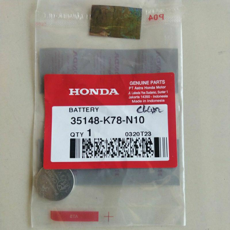 Jual Battery Remote (Baterai Remote) Vario 150, ADV 150, PCX 160 K1Z ...