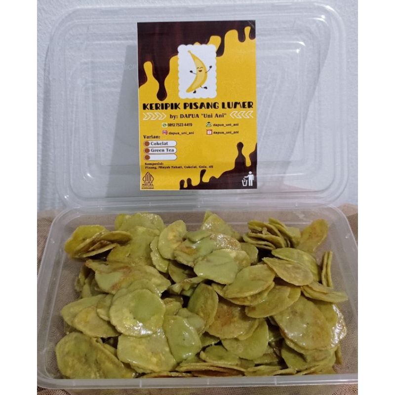 Jual KERIPIK PISANG LUMER 1 BOX 250gr, ENAK, MURAH, PREMIUM | Shopee ...