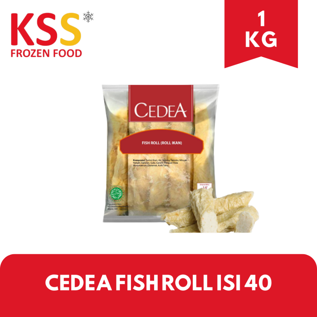 Jual CEDEA FISH ROLL 40S 1KG | Shopee Indonesia