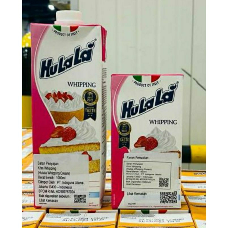 Jual Whipping cream hulala 1liter & 500ml | Shopee Indonesia