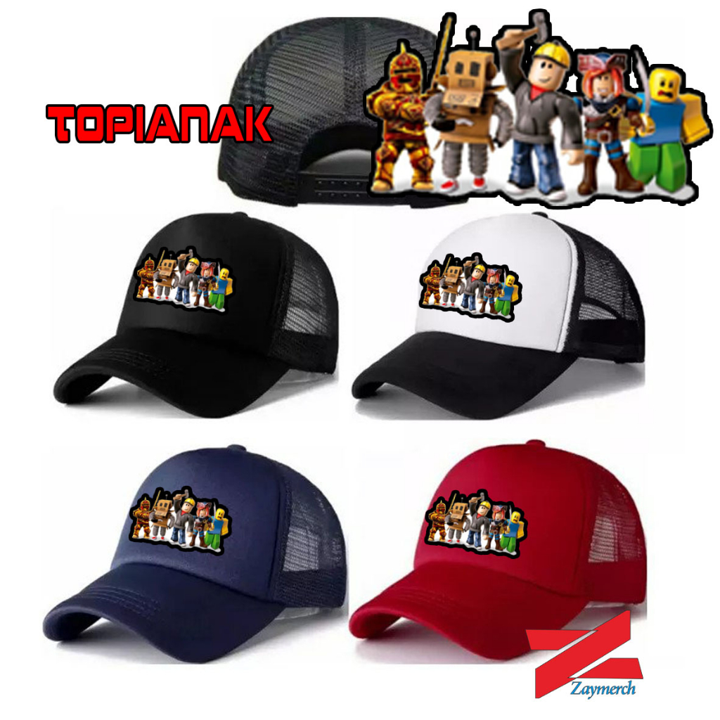 Jual topi anak roblox karakter work topi tracker anak topi jaring anak ...