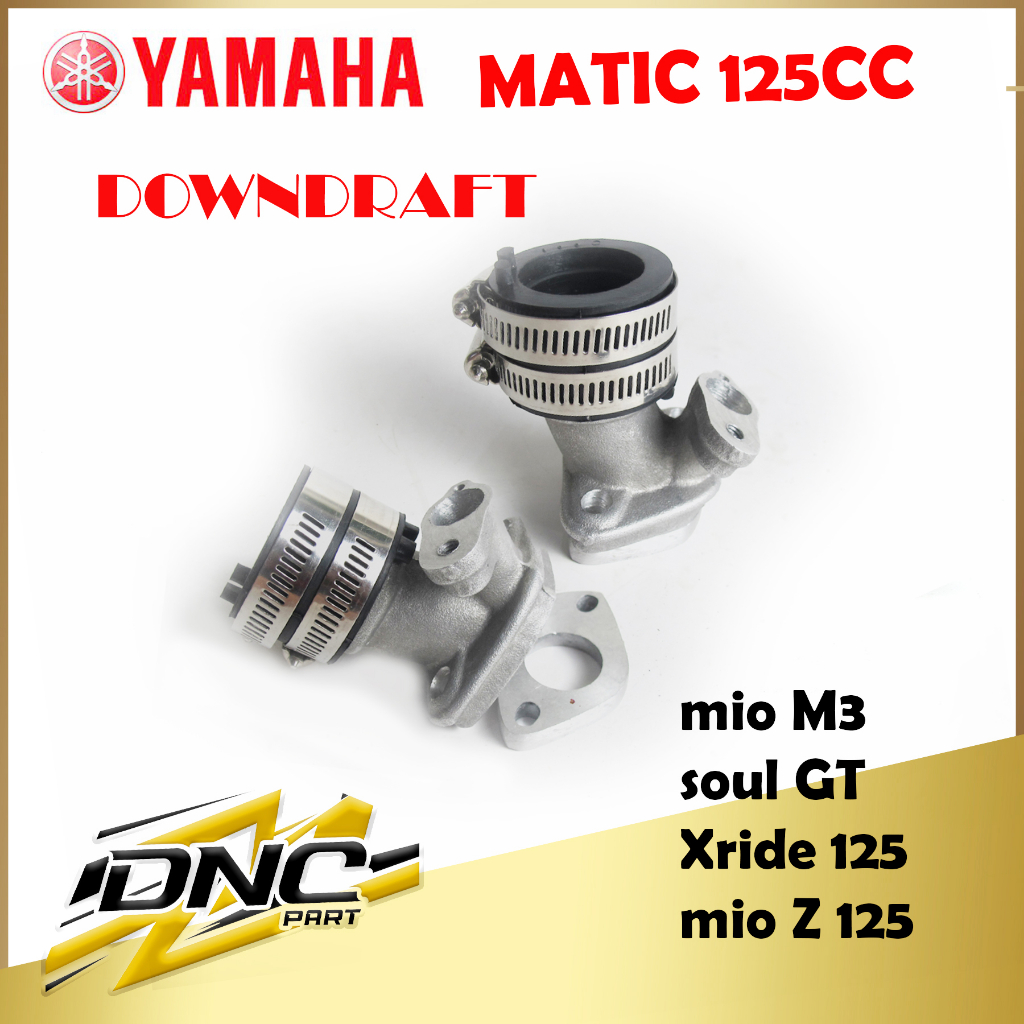 Jual INTAKE MANIFOLD DOWNDRAFT MIO M3 XRIDE 125 SOUL GT MIO FINO 125 ...