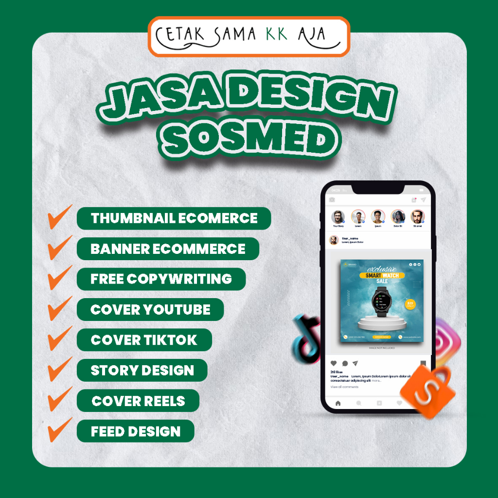 Jual [FREE COPYWRITING] JASA DESAIN SOSMED ECOMMERCE SHOPEE THUMBNAIL ...