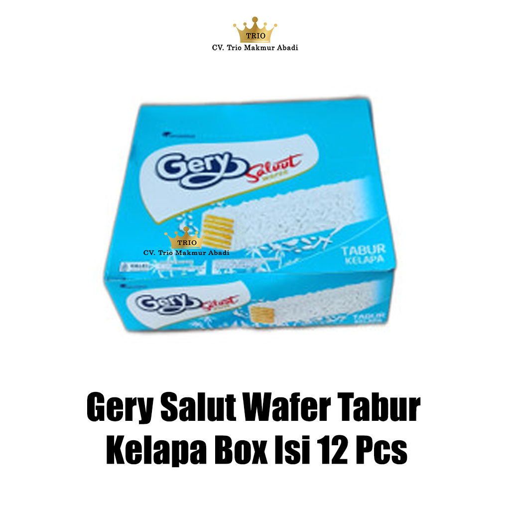 Jual Gery Salut Wafer Tabur Kelapa Box Isi 12 pcs | Shopee Indonesia
