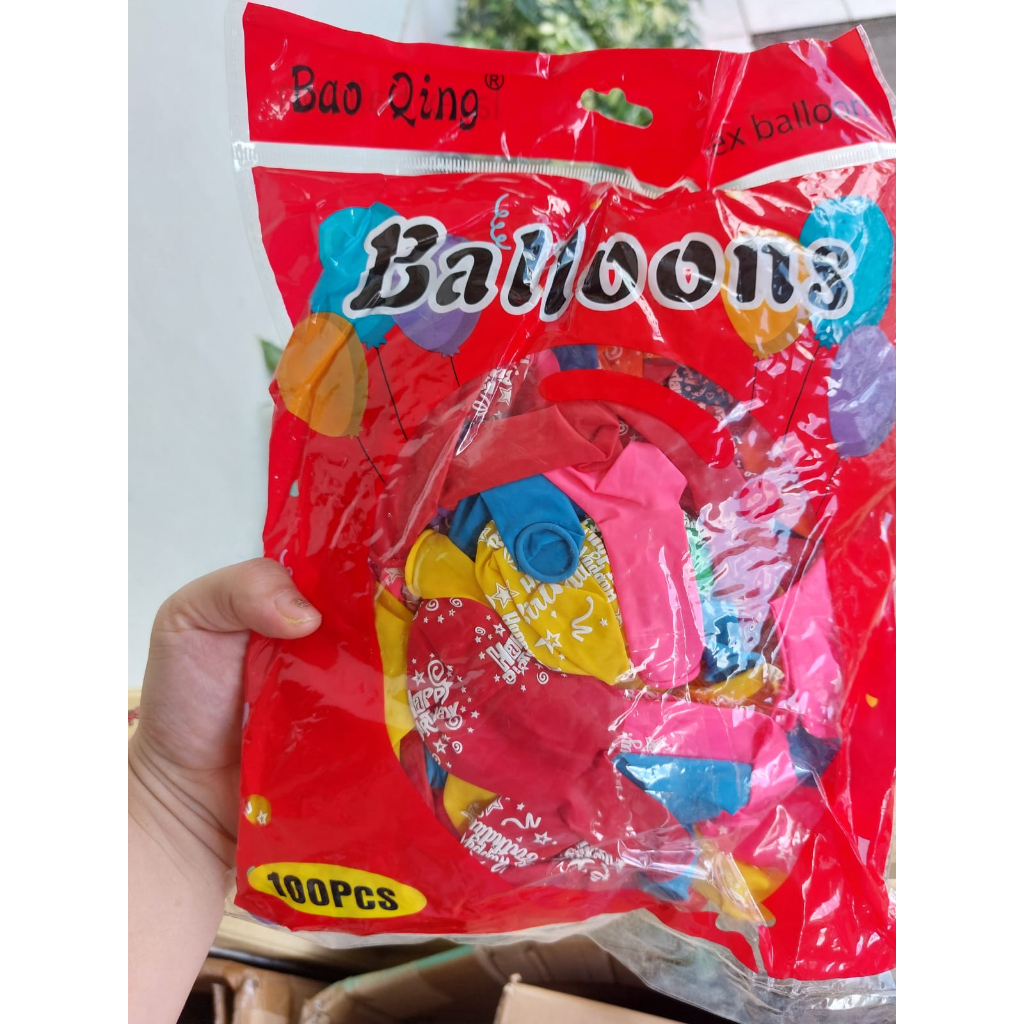 Jual BALON UKURAN 12 INCH (ISI 100 PCS) | Shopee Indonesia