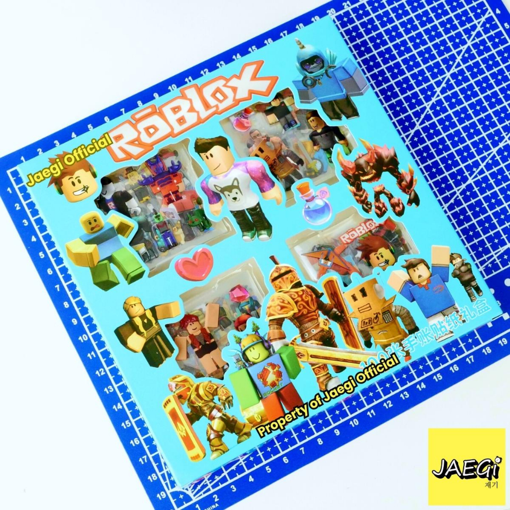 Jual JAEGi - Premium Roblox & Minecraft Sticker Box isi 100 Pcs ...
