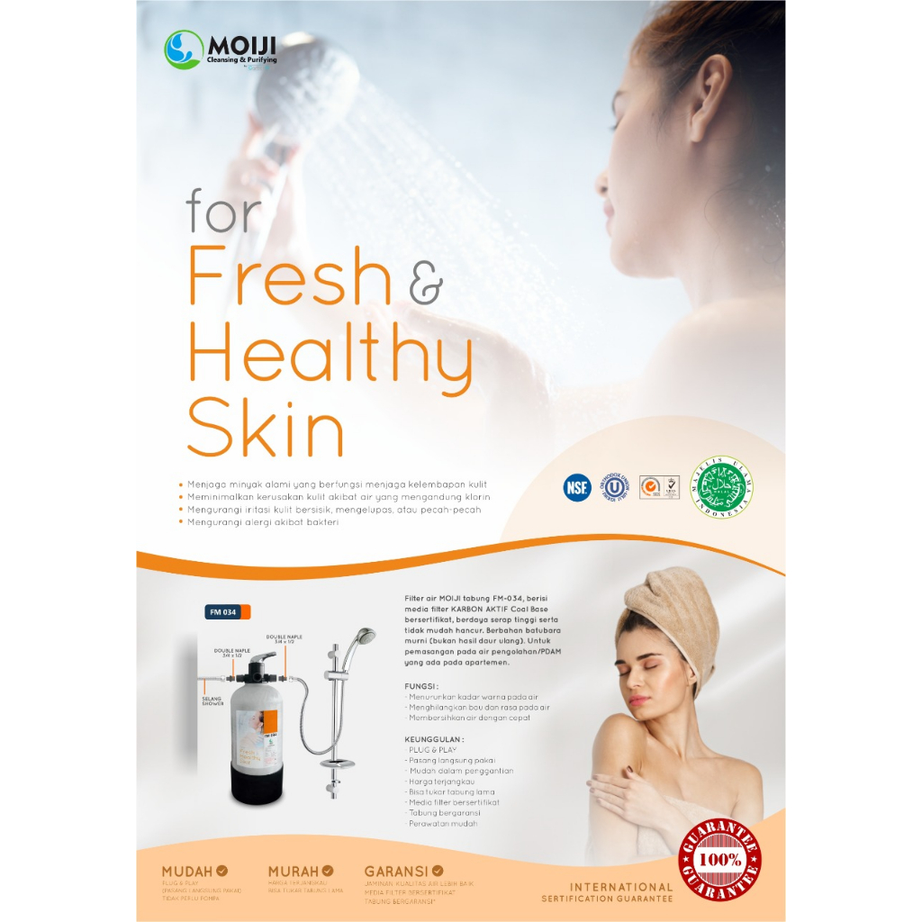 Jual (942293) Moiji Mini size tabung FRP 818 apartemen - Media carbon ...