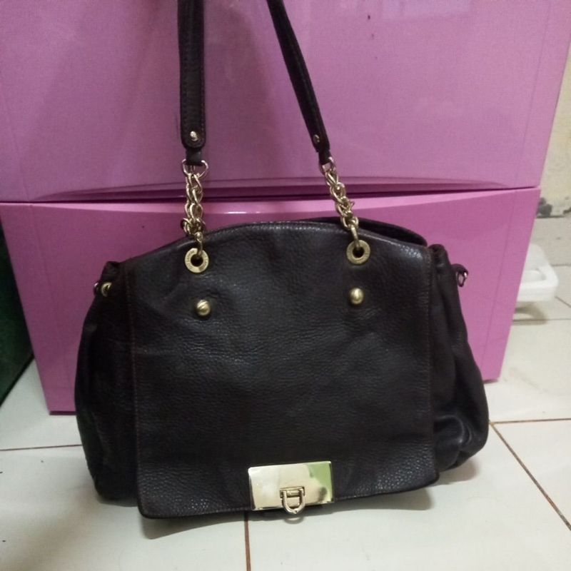 Jual tas kulit asli preloved(sold) | Shopee Indonesia