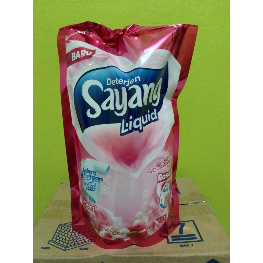 Jual SAYANG DETERJGENT LIQUID 750ML ROSE / DETERJEN CAIR SAYANG 750ML ...