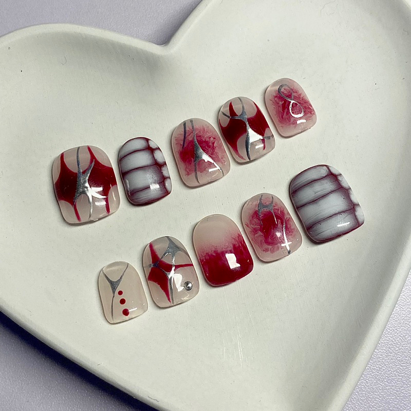 Jual [BACA DESKRIPSI dan SLIDE FOTO] SVT The8 Inspired Nails Custom ...