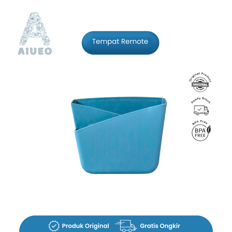 Jual AIUEO Kotak Remot Tempat Remote TV A Kotak Penyimpanan Tempel ...