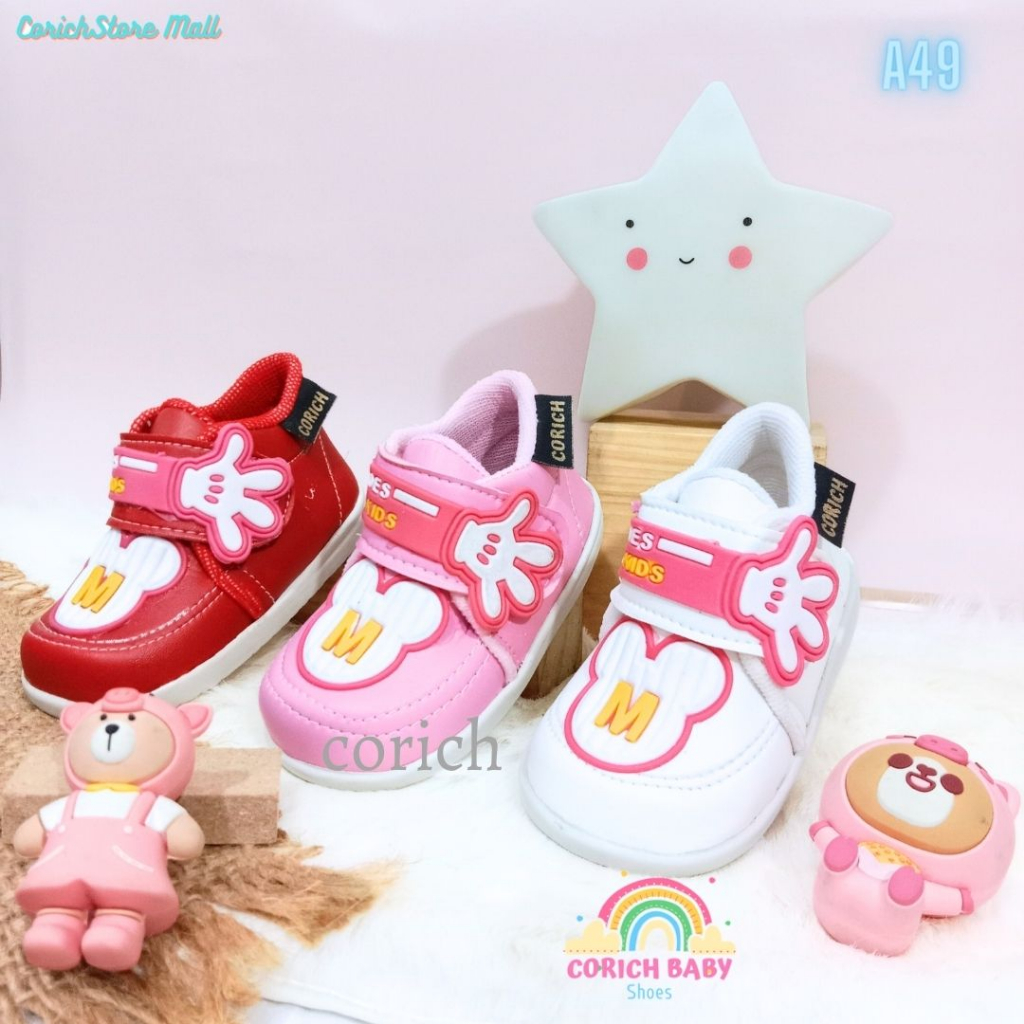 Jual BAYAR DI TEMPAT - CORICH BABY SHOES - A49 - SEPATU BUNYI CIT CIT ...
