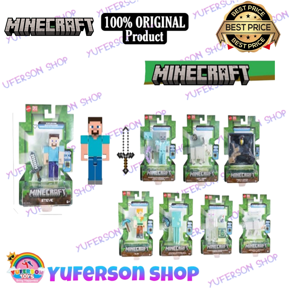 Jual Boneka Karakter Minecraft Craft A Block Figures Steve GTP08 ...