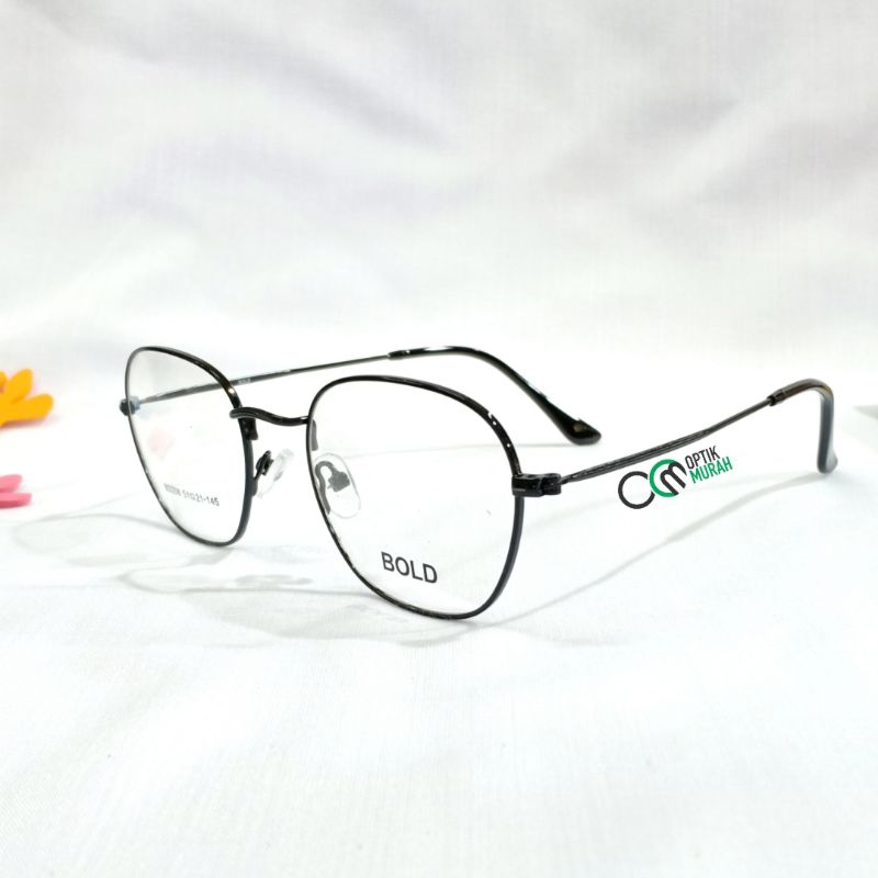 Jual Frame kacamata vintage besi segi enam kecil Bold 208 | Shopee ...