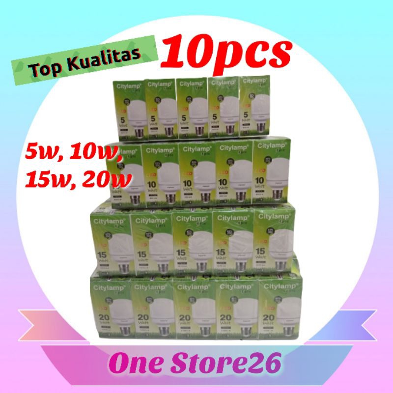 Jual Lampu Led Citylamp 5w, 10w, 15w, 20w (10pcs) | Shopee Indonesia