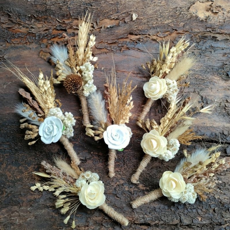 Jual jas pin corsage bunga pengantin boutique | Shopee Indonesia