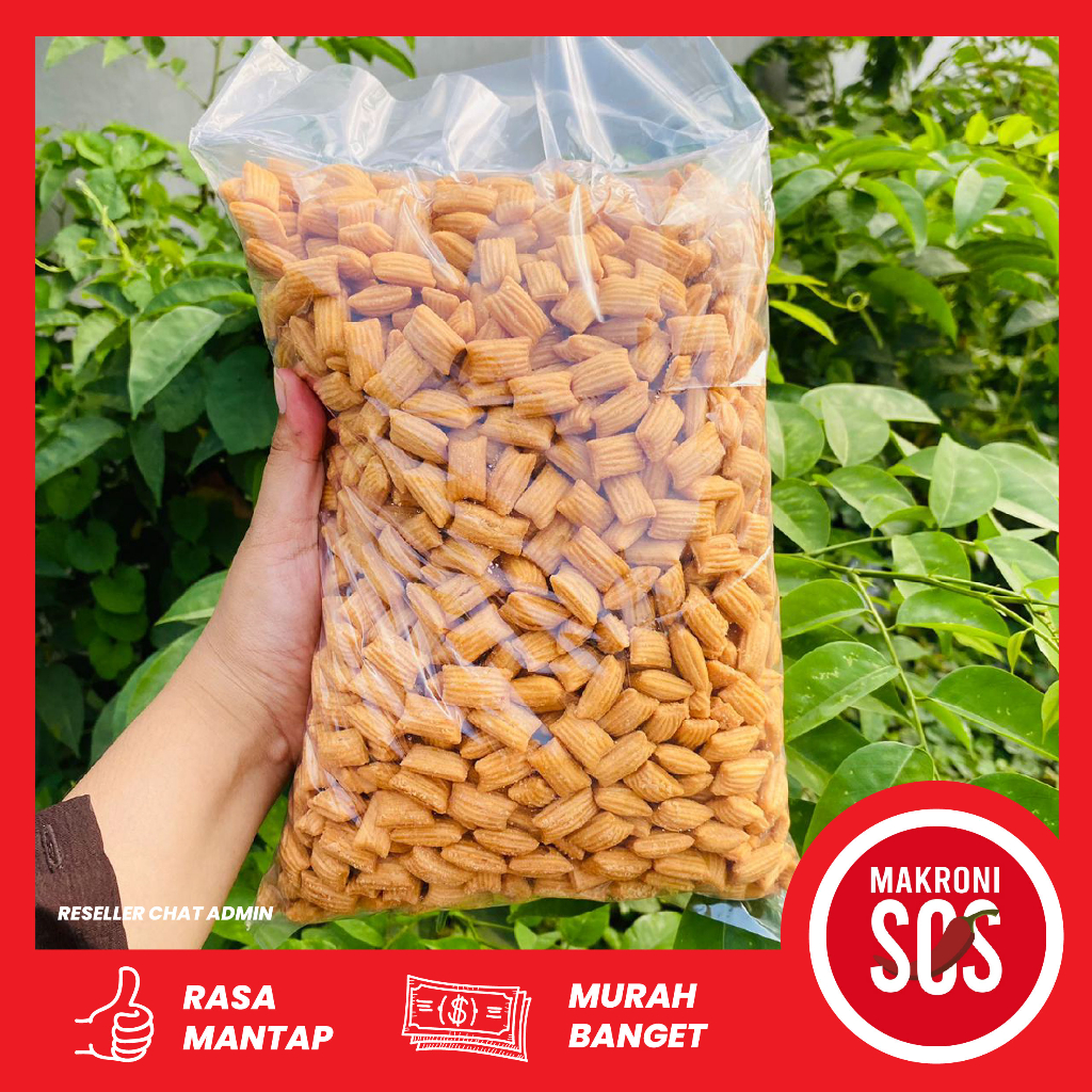 Jual Makaroni SOS - Pang-Pang Jajan Jadul Kemasan 1Kg | Shopee Indonesia