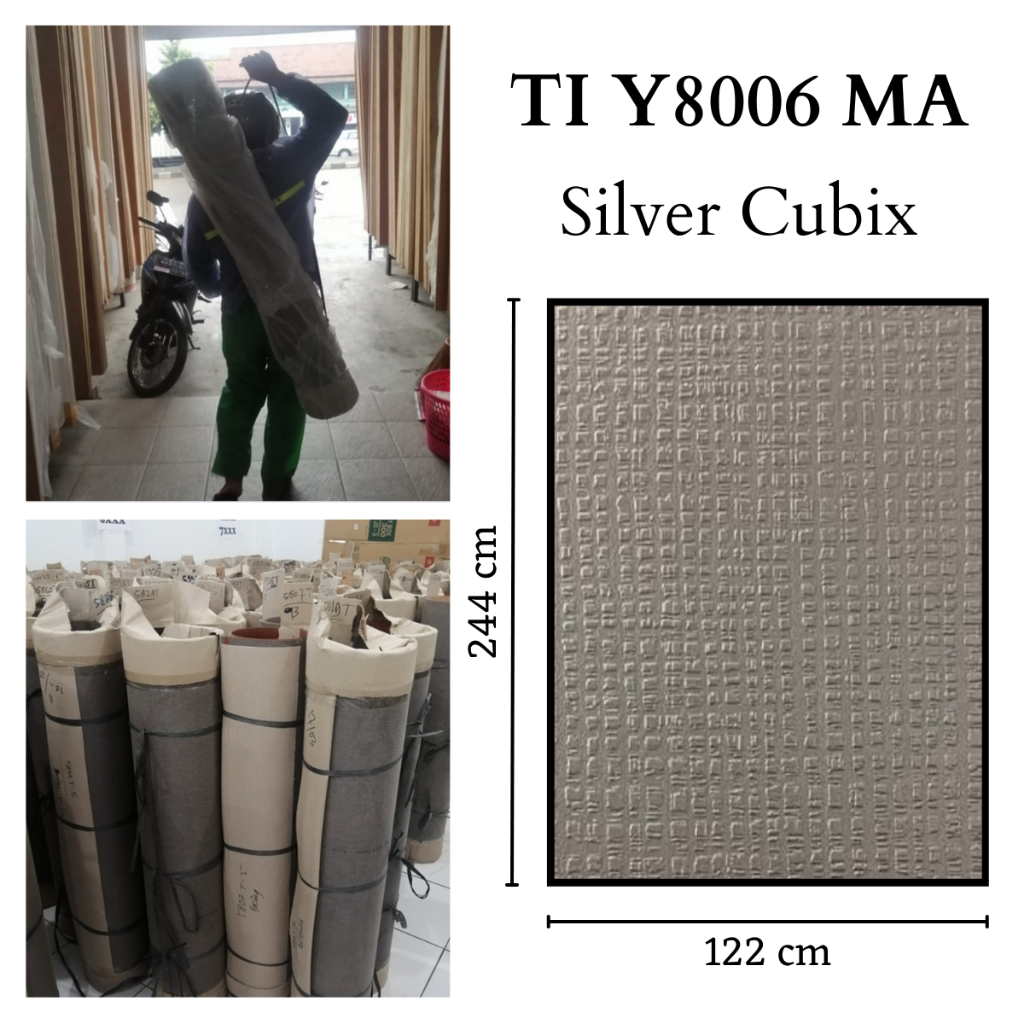 Jual TACO HPL TIERO Y 8006 MA SILVER CUBIX GOSEND / GRAB BANDUNG | Shopee Indonesia