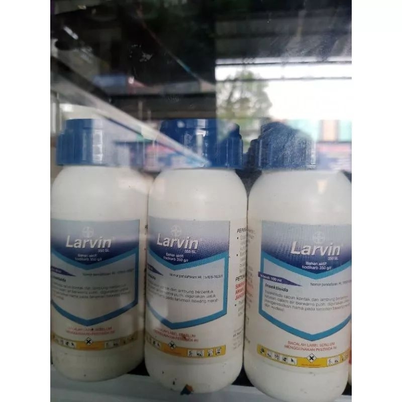 Jual obat pertanian insektisida LARVIN lama 100ml | Shopee Indonesia