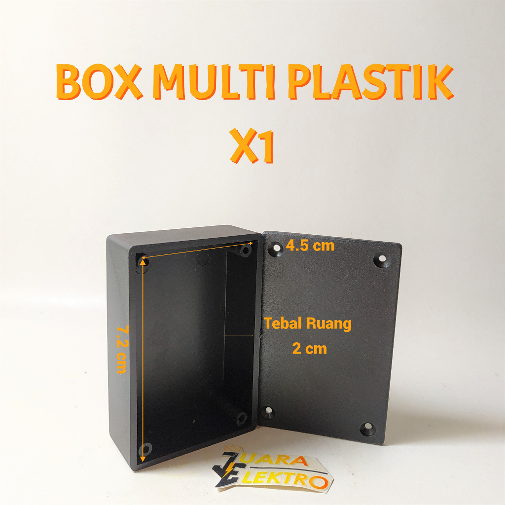Jual BOX Multi X1 Plastik Tebal Ruang 2 cm | Box Multi Plastik Hitam ...