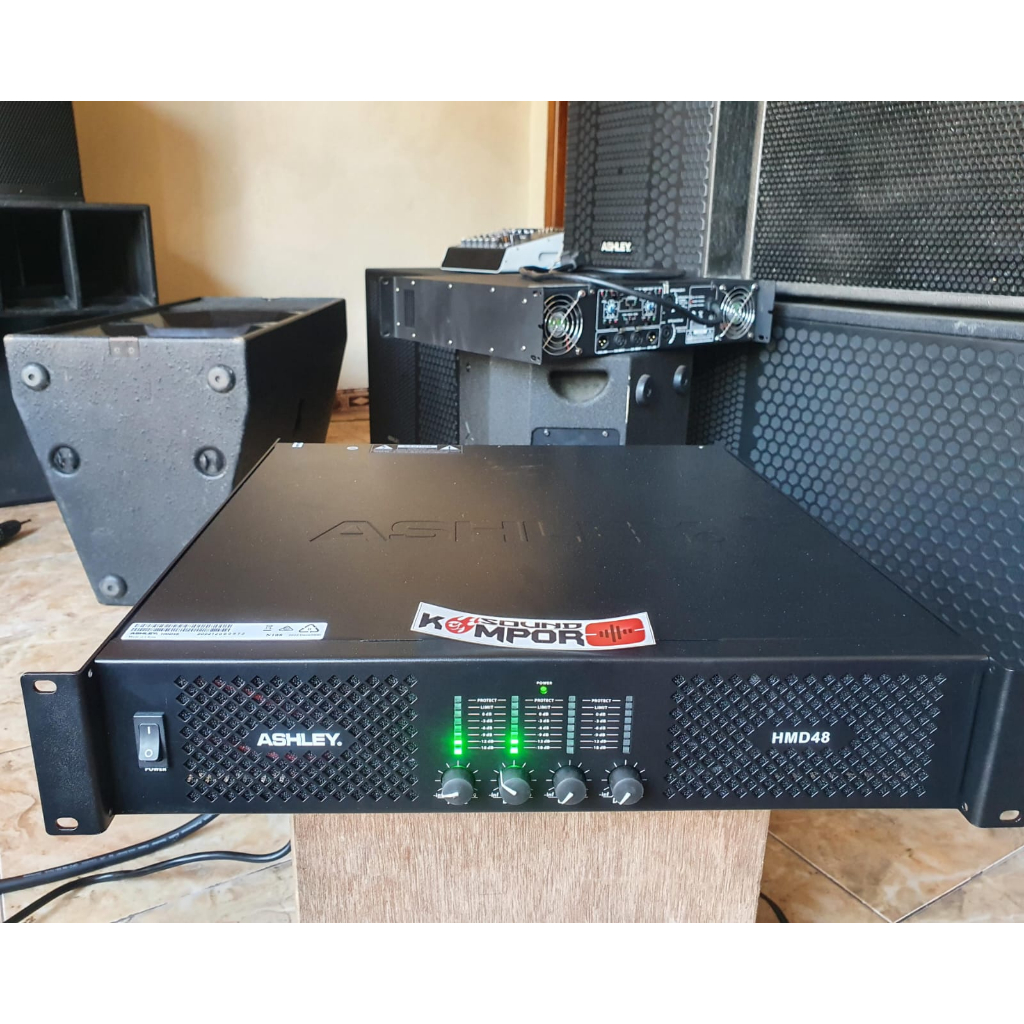 Jual POWER AMPLIFIER ASHLEY HMD48 4 CHANNEL ASHLEY HMD48 / HMD 48 TERBARU | Shopee Indonesia