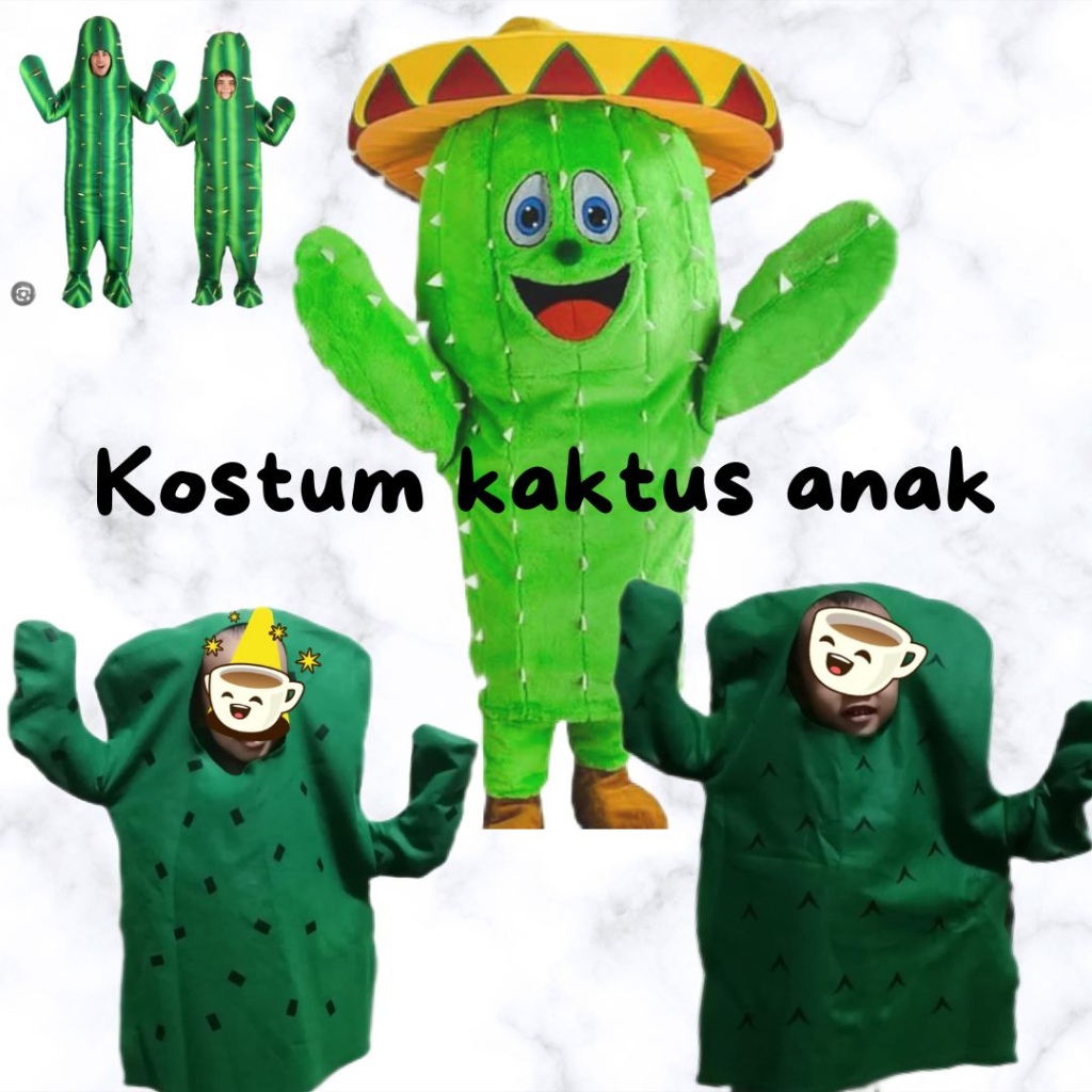Jual Kostum Karnaval Kaktus Tangan Bisa Masuk Paud TK SD Cosplay ...