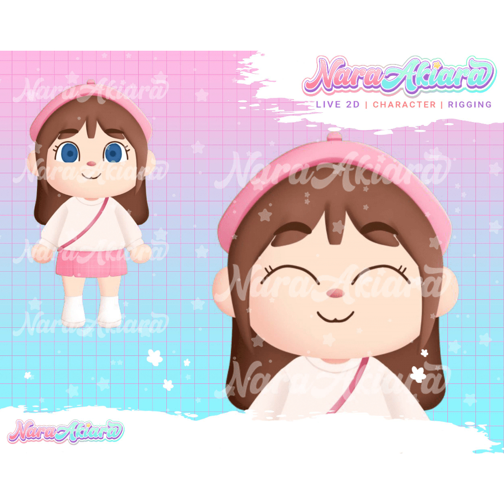 Jual Model Chibi Vtuber Transformasi Jadi Vtuber dengan Mudah, Desain ...