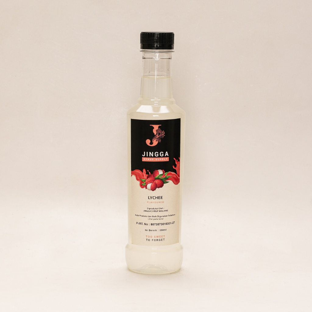 Jual JINGGA Lychee Syrup 350 ml - Sirup Leci Untuk Mocktail Cocktail ...