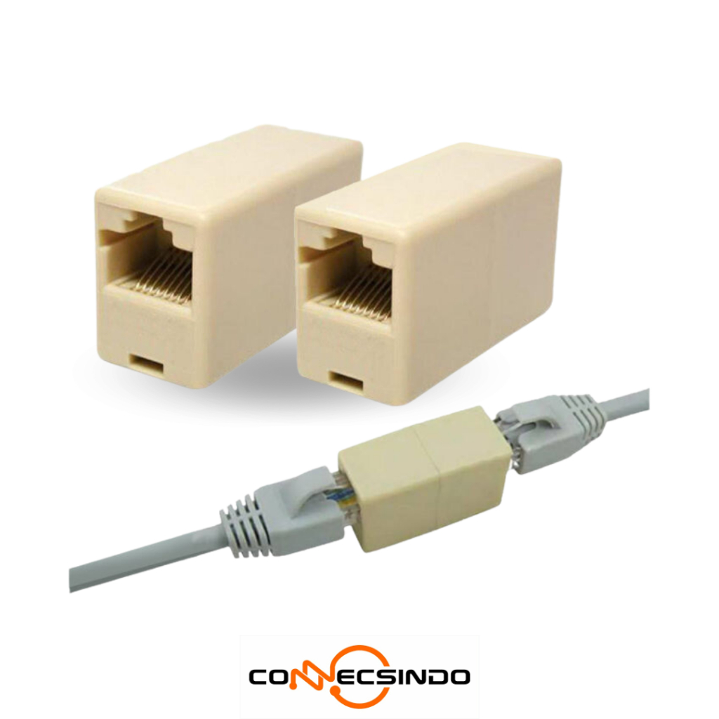 Jual Penyambung Kabel LAN Barel Konektor RJ45 | Shopee Indonesia