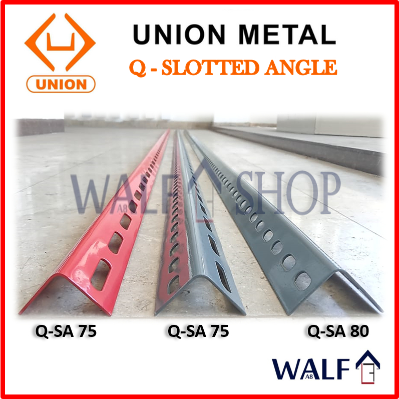 Jual Besi Siku Lubang Union ASLI 4cm x 4cm x 3mtr / 4mtr (QSA-80 ...