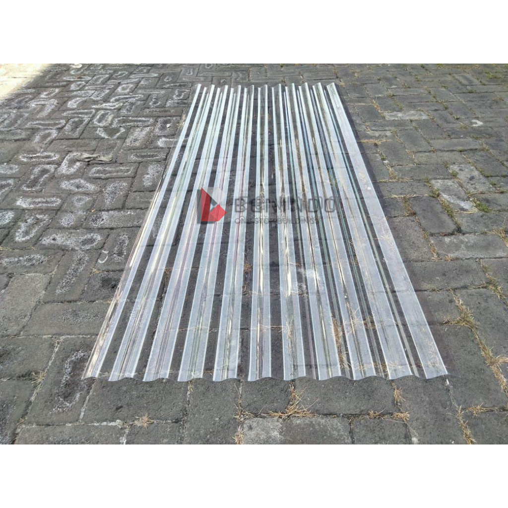 Jual SENG GELOMBANG TRANSPARAN / BENING LEBAR 80cm X PANJANG 300cm - 0. ...