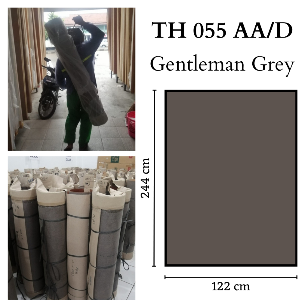 Jual TACO HPL 055 AA / D GENTLEMAN GREY GOSEND BANDUNG | Shopee Indonesia