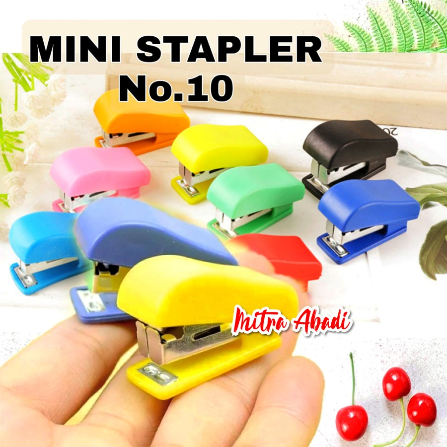 Jual Mini Stapler No.10 / Staples Kecil School SET | Shopee Indonesia